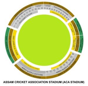 Barsapara Cricket Stadium Seating Chart with Rows and Seat Numbers 2025