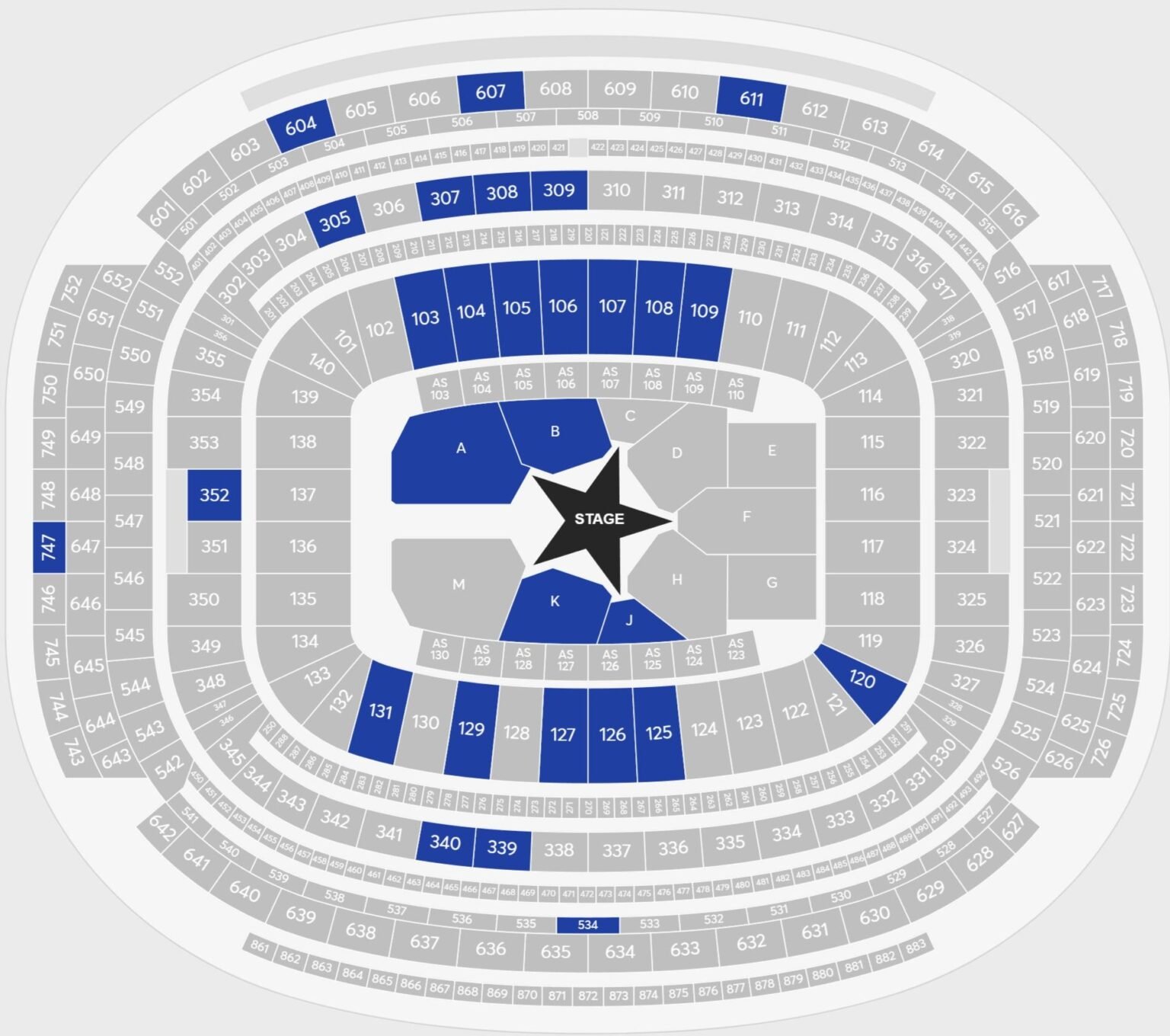 NRG Stadium Seating Chart with Seat Numbers - Best Seats, Parking, Events