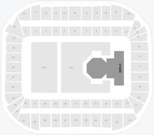 AAMI Park Seating Map with Rows and Seat Numbers