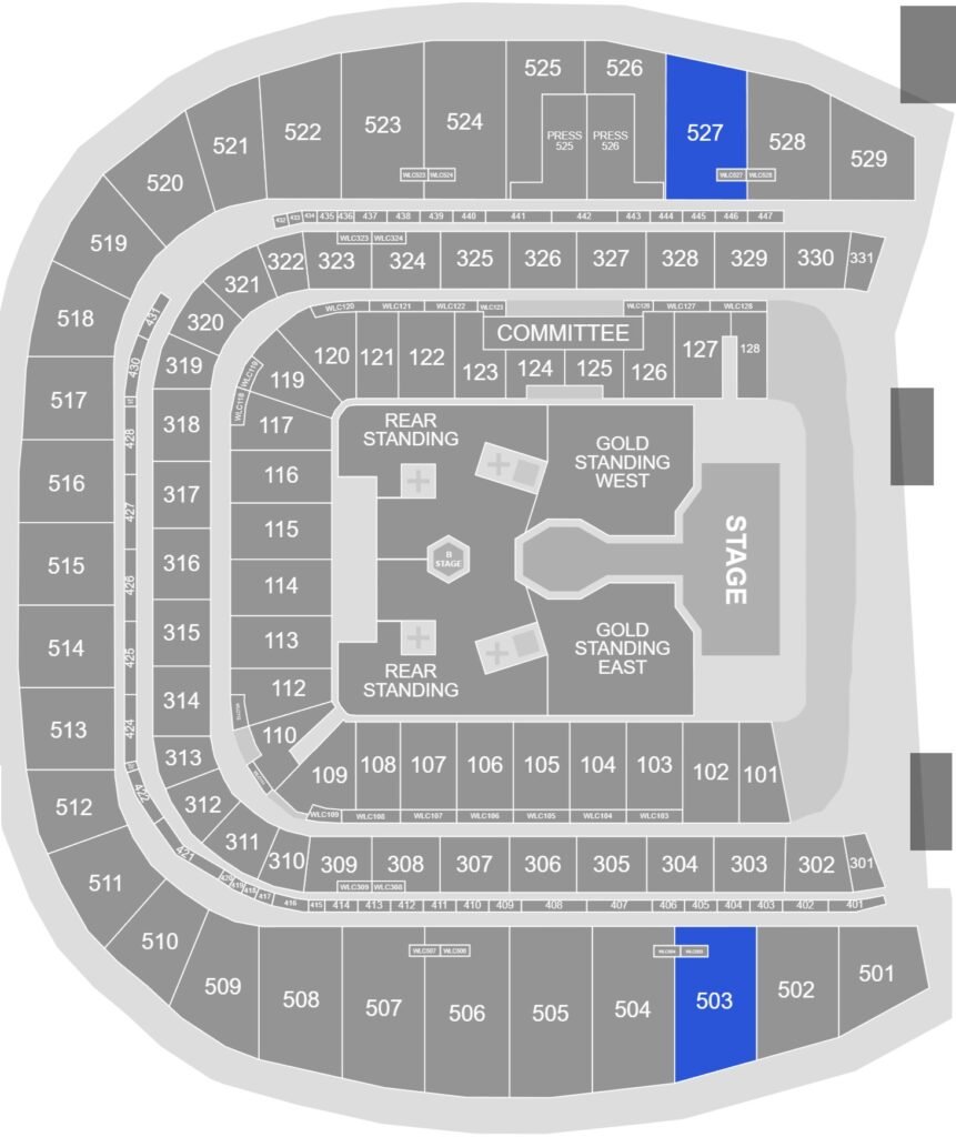 Aviva Stadium Seating Chart with Rows and Seat Numbers 2025
