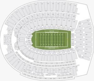 Ohio Stadium Seating Chart with Rows and Seat Numbers