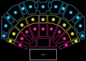 3Arena Seating Plan with Seat Number and Rows, Dublin 3Arena Seat Map