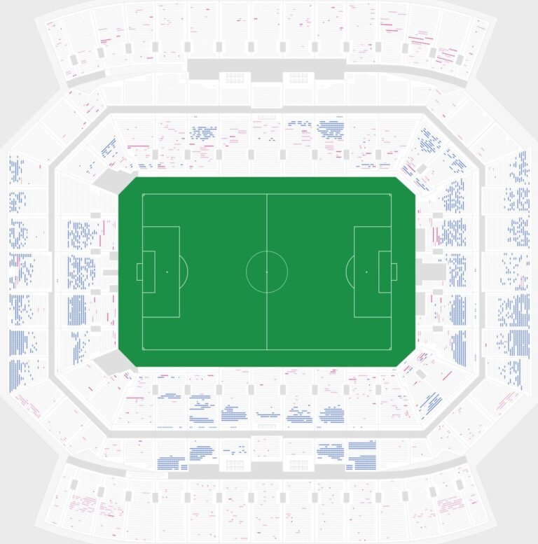 Camping World Stadium Seating Chart with Seat Numbers and Rows