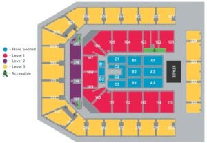 Co-op Live Seating Plan with Seat Number and Rows