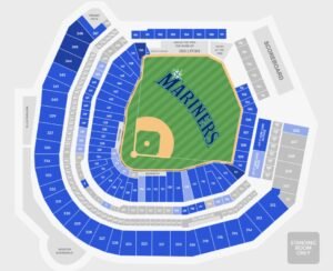 T-Mobile Park Seating Chart with Seat Numbers and Rows - Seattle ...
