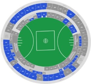 The Gabba Seating Map with Seat Numbers, Parking, Events 2026