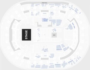 Capital One Arena Seating Chart with Seat Numbers and Rows