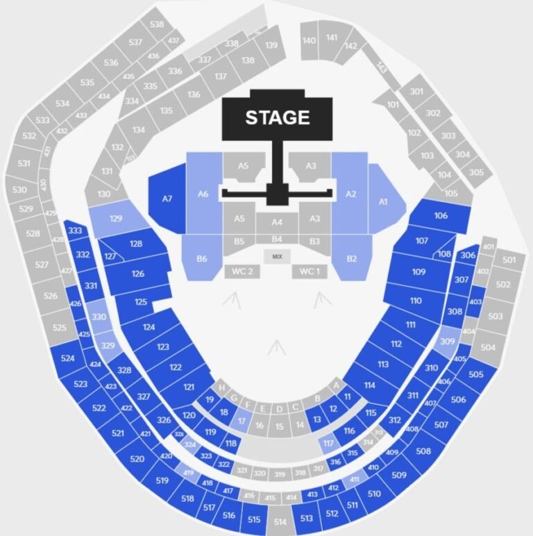 Citi Field Seating Chart with Seat Numbers and Rows, New York Mets Seat Map