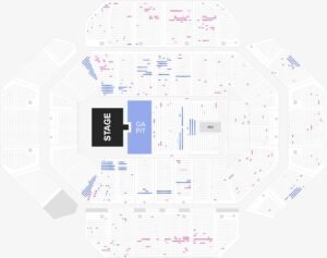 Rupp Arena Seating Chart with Seat Numbers and Rows