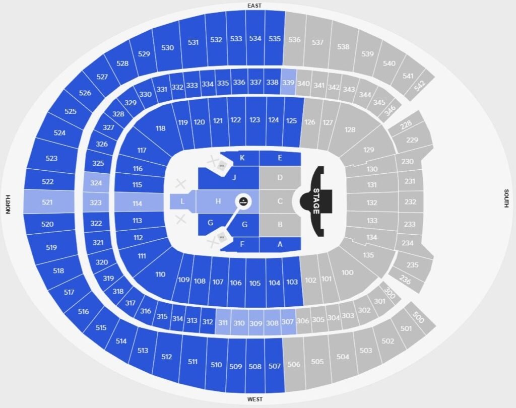 Empower Field at Mile High Seating Chart with Seat Numbers