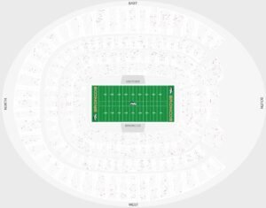 Empower Field at Mile High Seating Chart with Seat Numbers