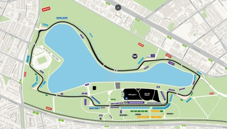 Albert Park Circuit Seating Map, Best Seats, Grandstand Map, Sectors