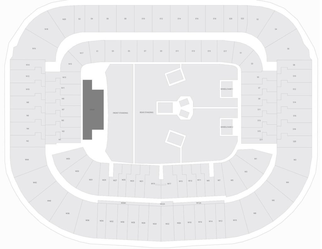 Murrayfield Stadium Seating Plan with Seat Numbers - Best Seats